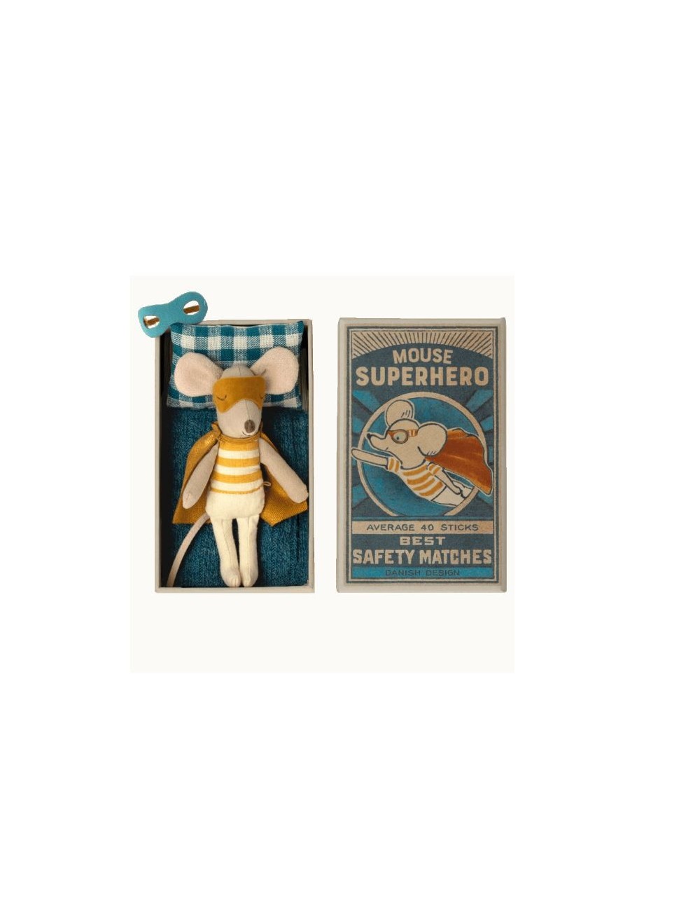 Mini Ratoncito superhéroe de Maileg